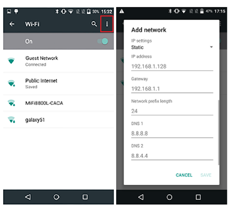 Configuring PAX Terminal Wi-Fi Connections